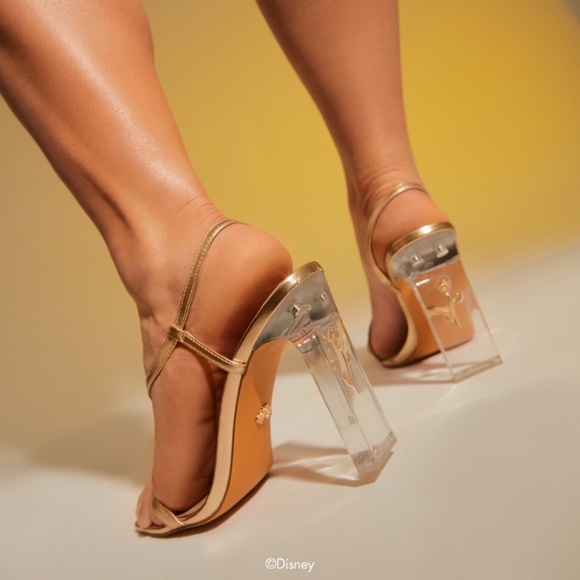 Aldo | Shoes | Disney X Aldo Roseslipper Belle Princess High Heel Shoe ...
